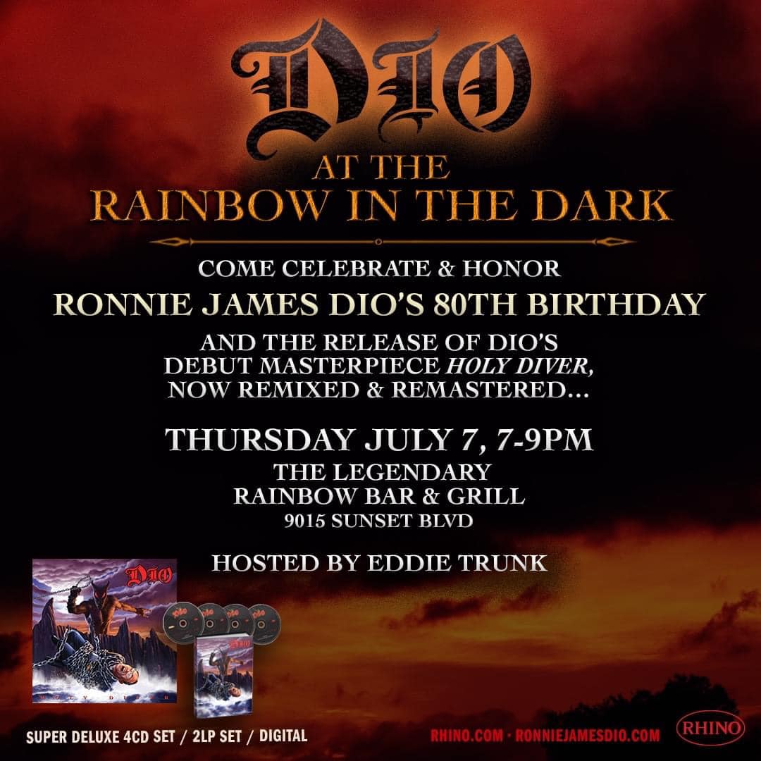 DIO AT THE RAINBOW IN THE DARK CELEBRATION TO HONOR RONNIE JAMES DIO’s ...